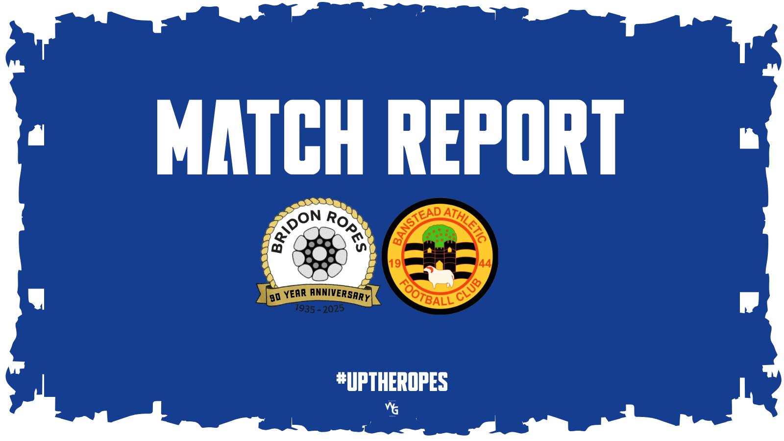 Bridon Ropes vs Banstead Athletic - Bridon Ropes Football Club
